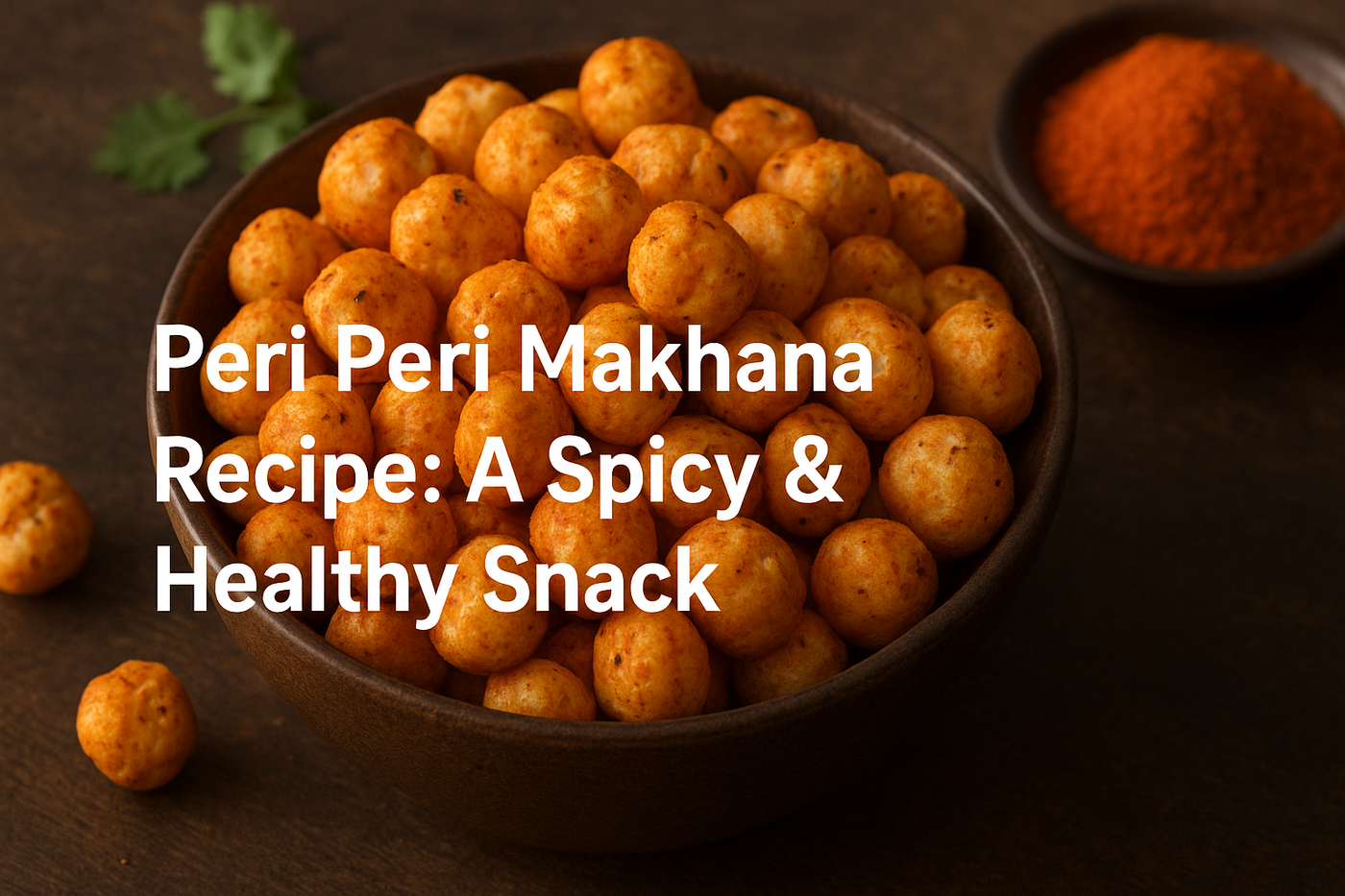 Peri Peri Makhana Recipe: A Spicy & Healthy Snack – Chappan Bhog