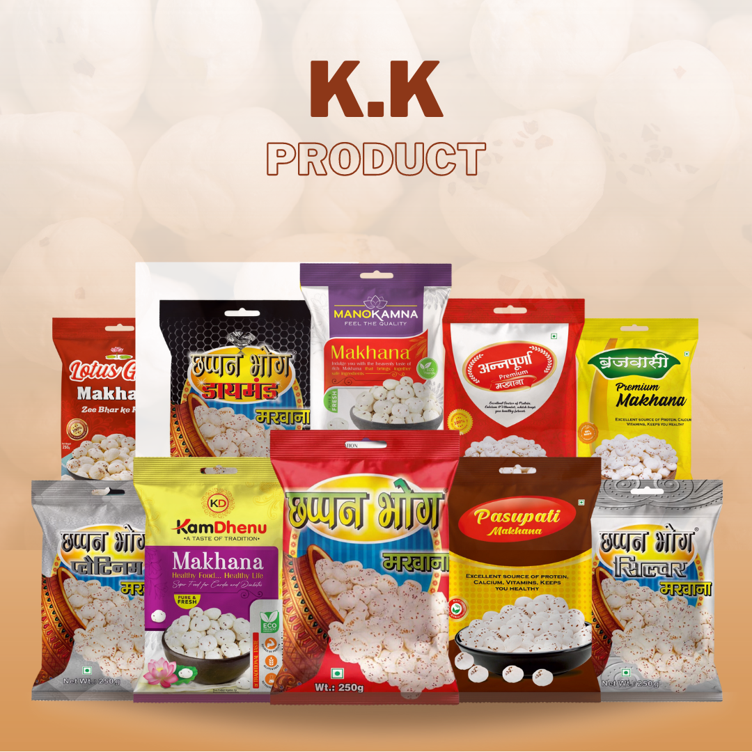 Buy Makhana Packets in 4 Different Sizes | Chappan Bhog